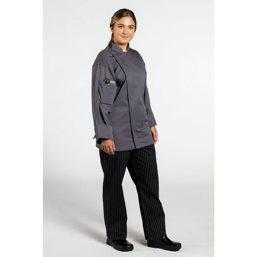 Uncommon Threads Endeavor Pro Vent Chef Coat, SLATE, MD