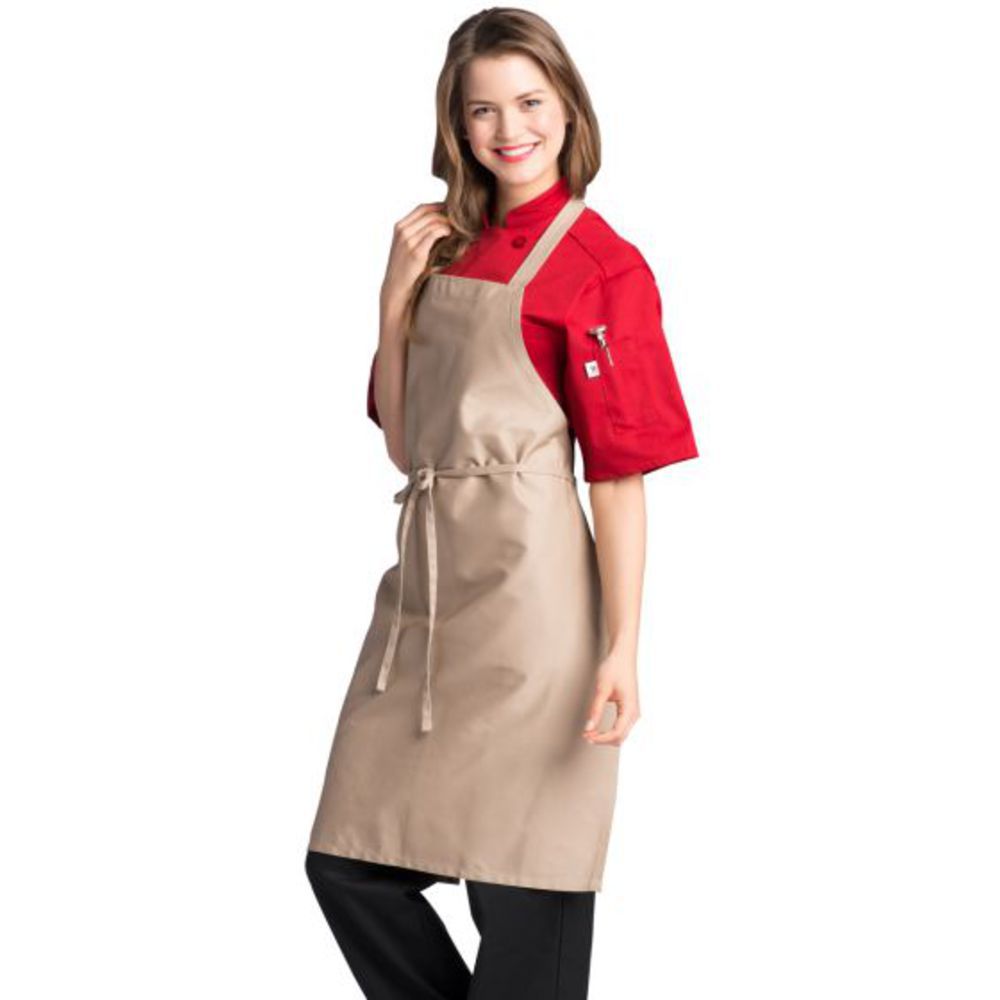Uncommon Threads Bib Aprons,Khaki,One Size Bib Aprons
