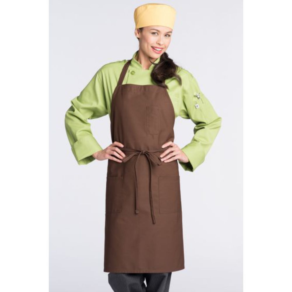 Uncommon Threads Bib Aprons,Brown,One Size Bib Aprons
