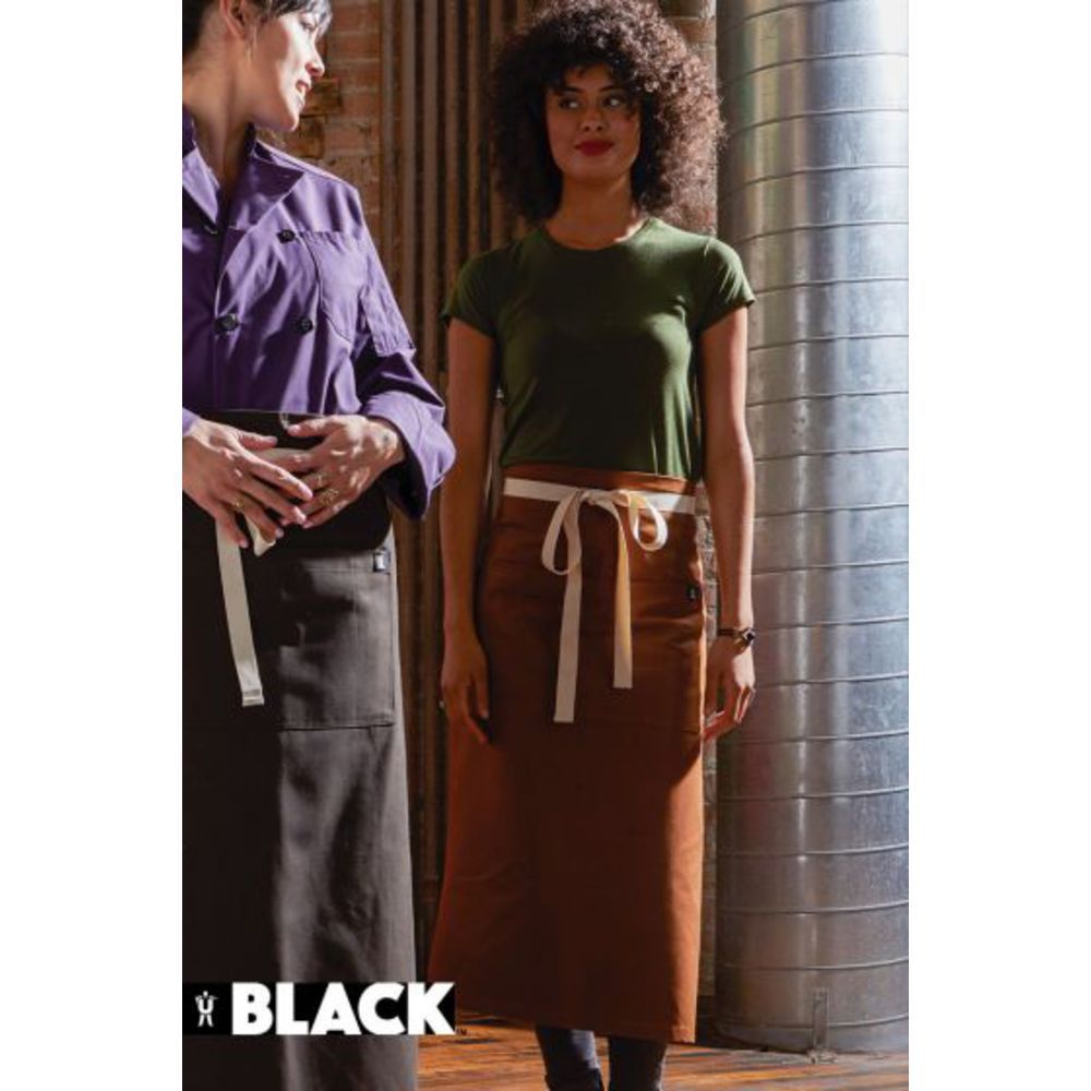 Uncommon Threads Black Line Bistro Aprons,Moss Green Canvas,One Size ...