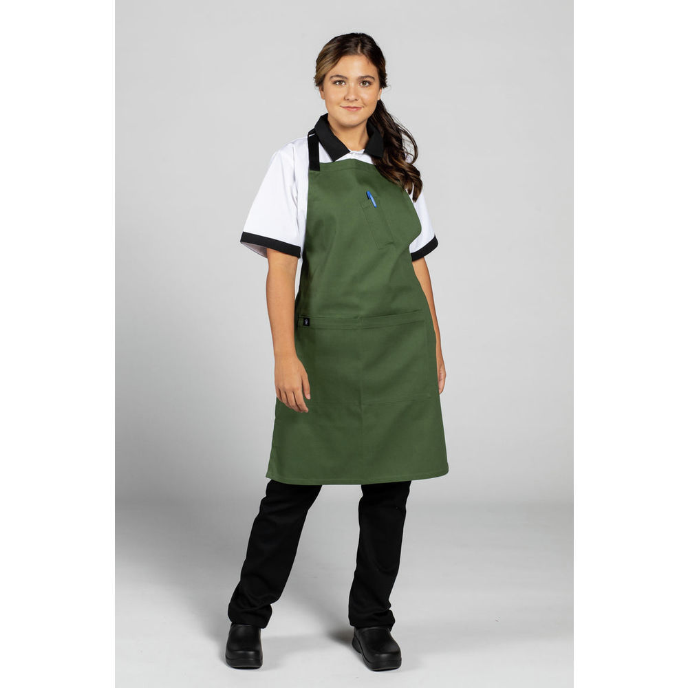 Uncommon Threads Surge Bib Apron, SEA GREEN, ONE SIZE