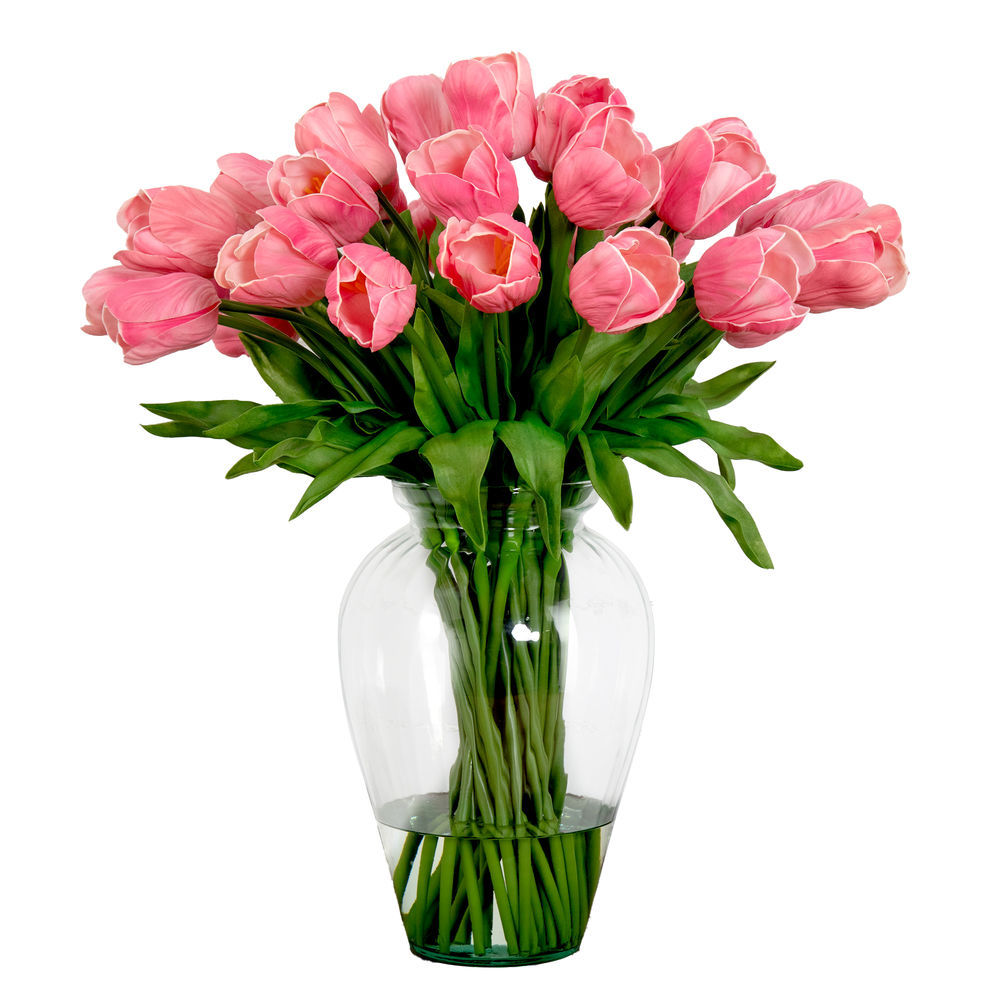 Nearly Natural Signature Collection 24 Tulip Artificial Arrangement