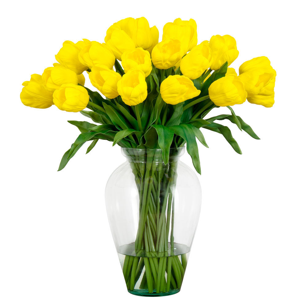 Nearly Natural Signature Collection 24 Tulip Artificial Arrangement