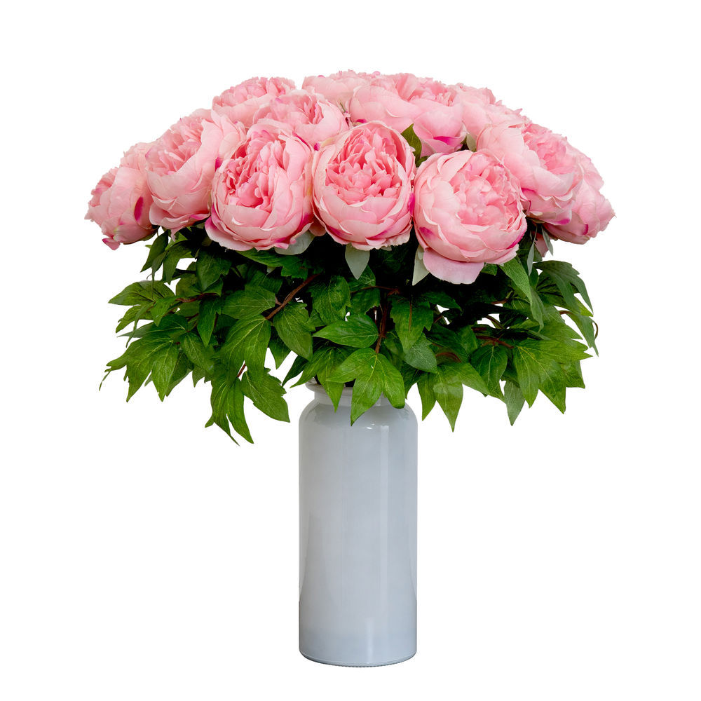 Nearly Natural Signature Collection 20 Peony Artificial Arrangement