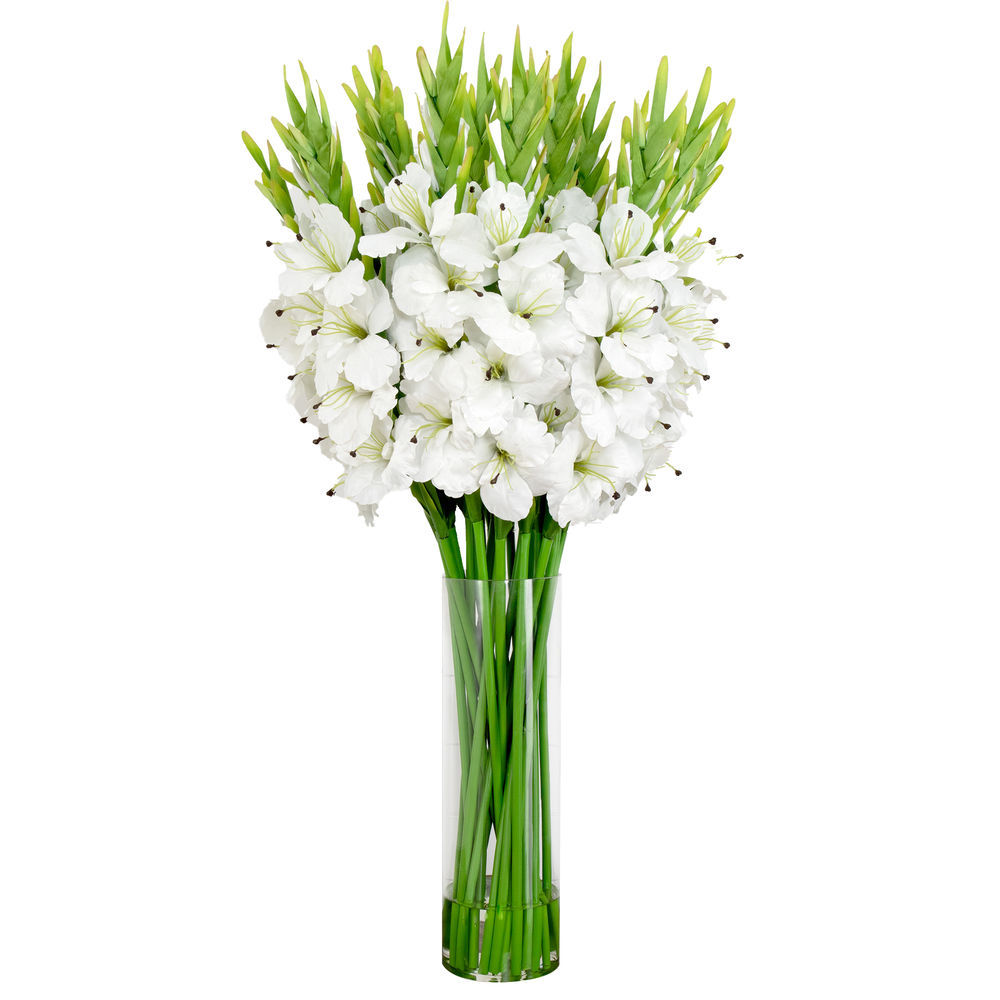 Nearly Natural Signature Collection 44 Gladiola Artificial Arrangement