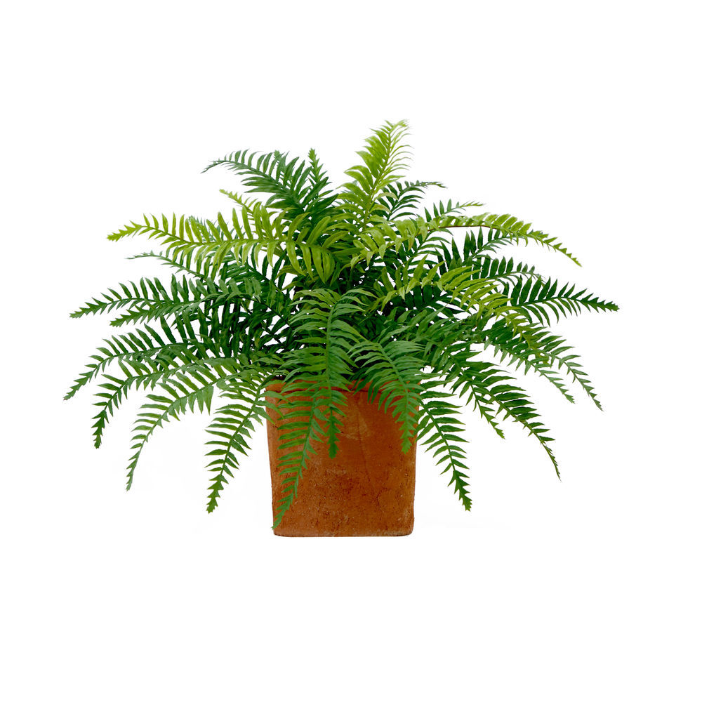 Nearly Natural 22 Artificial Fern Plant in Decorative Planter