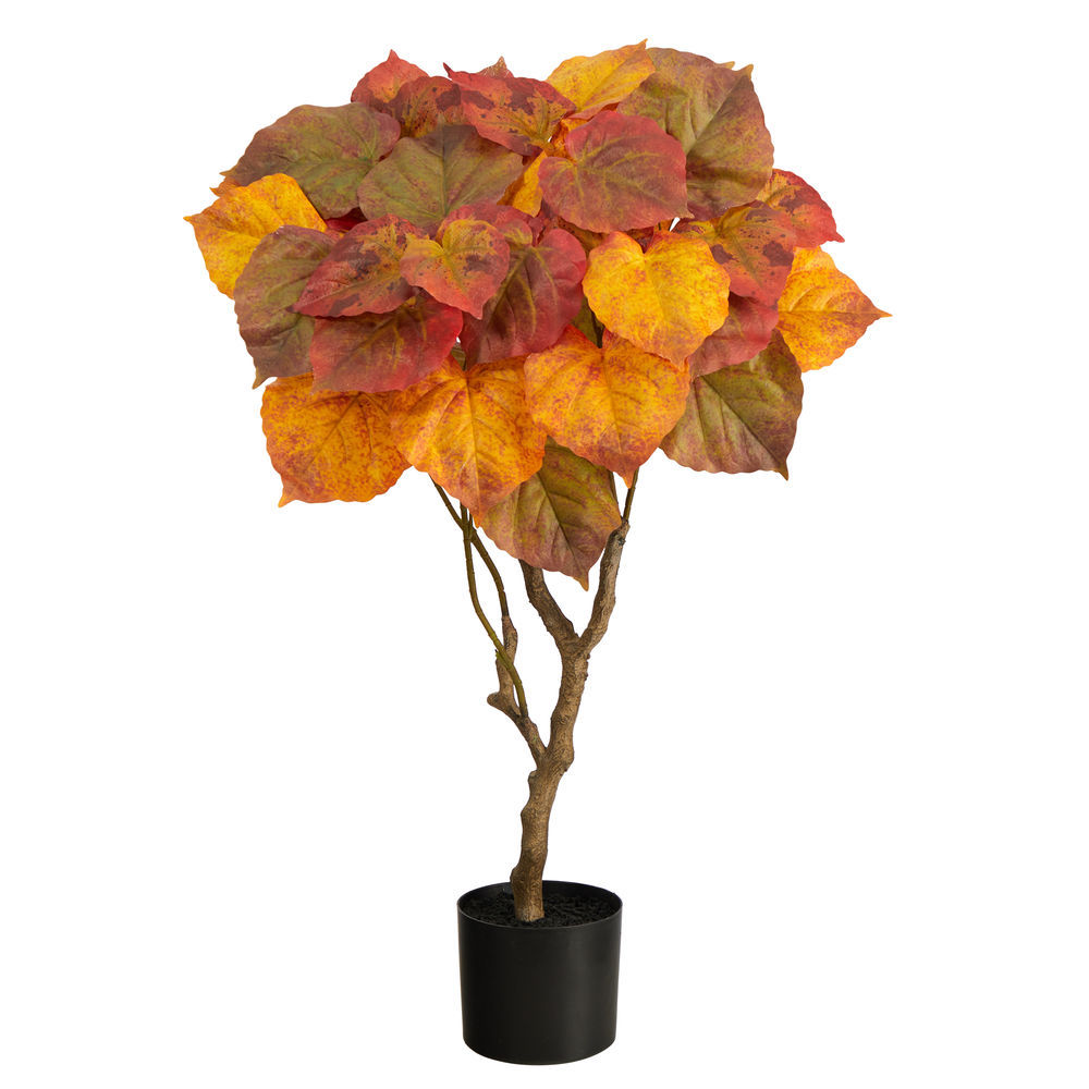 Nearly Natural 3 Ft. Autumn Umbrella Ficus Tree