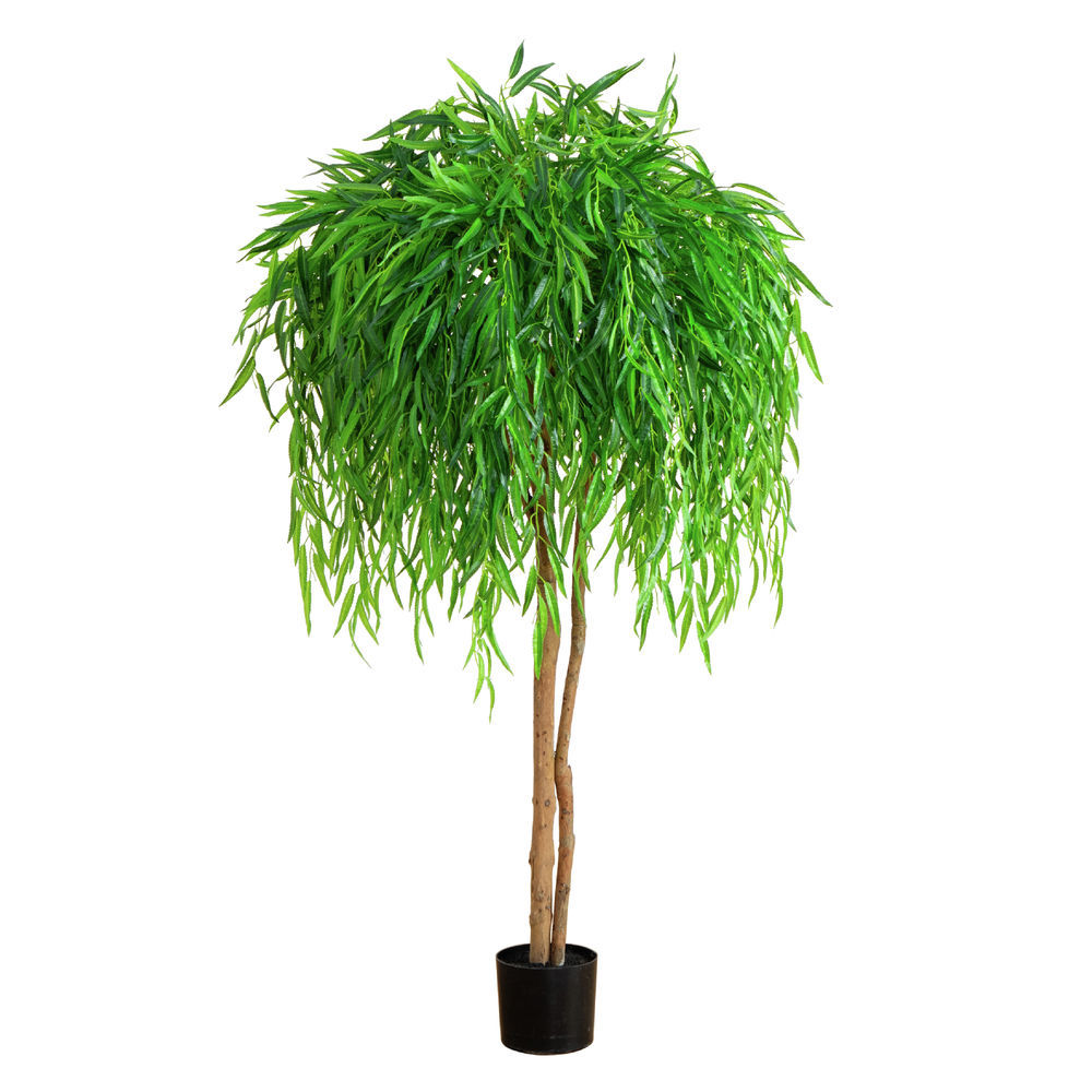 Nearly Natural 5' Willow Artificial Tree Real Touch Leaves