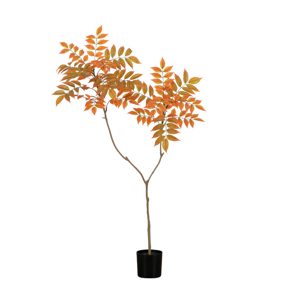 Nearly Natural 4' Artificial Autumn Sumac Tree