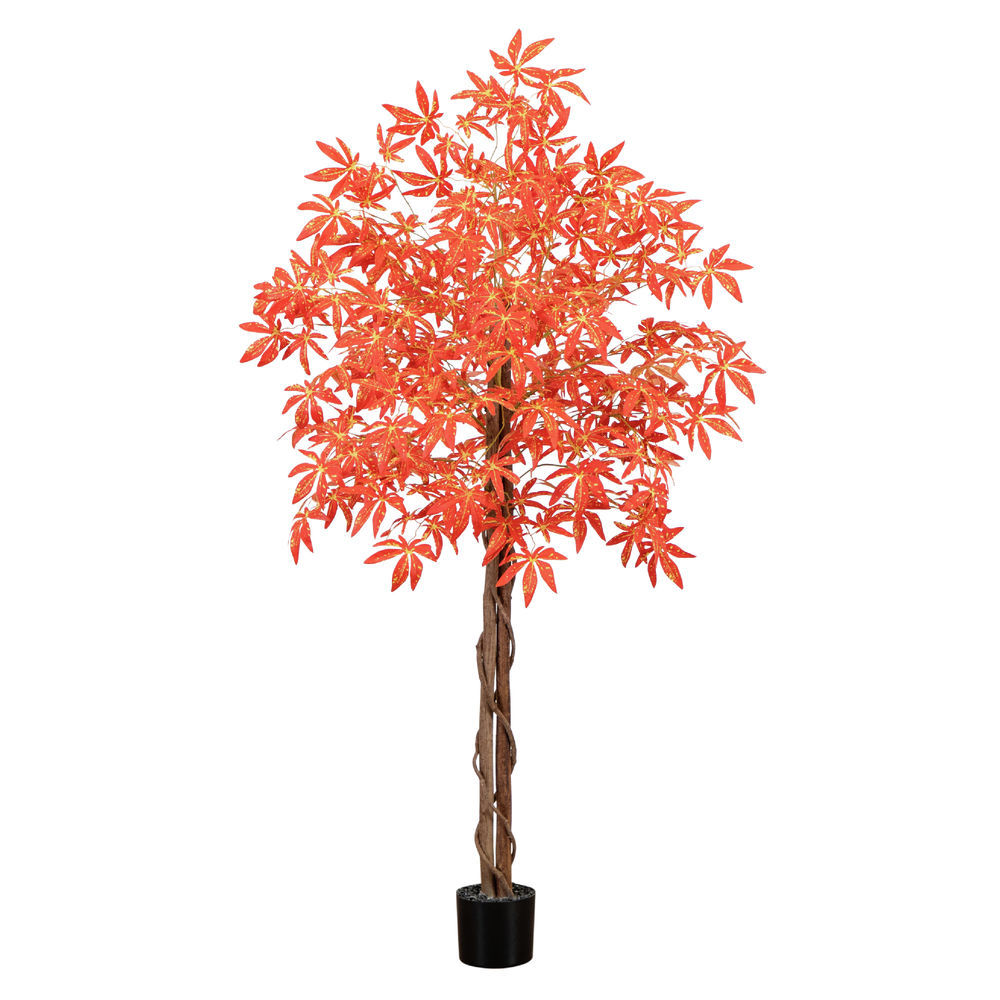 Nearly Natural 5' Artificial Fall Vibrant Maple Tree