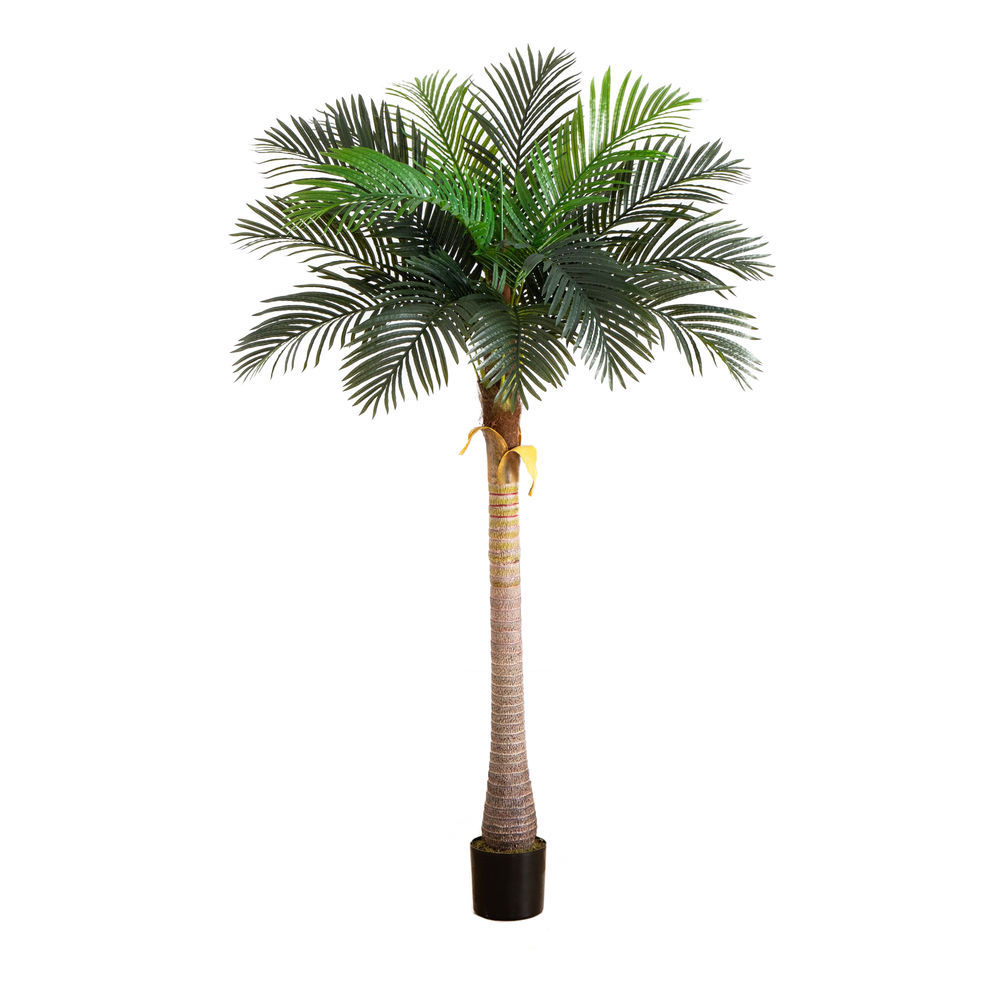 Nearly Natural 7' Artificial Coconut Palm Tree