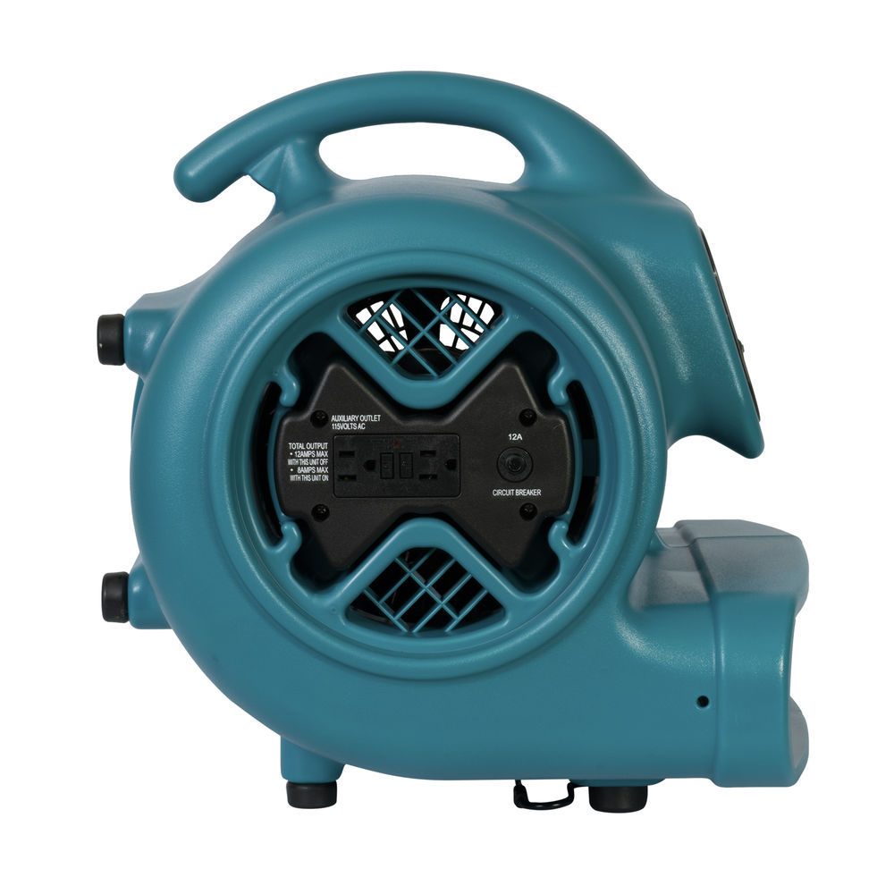 XPOWER P-600A 1/3HP Air Mover, Carpet Dryer, Floor Fan, Blower with ...
