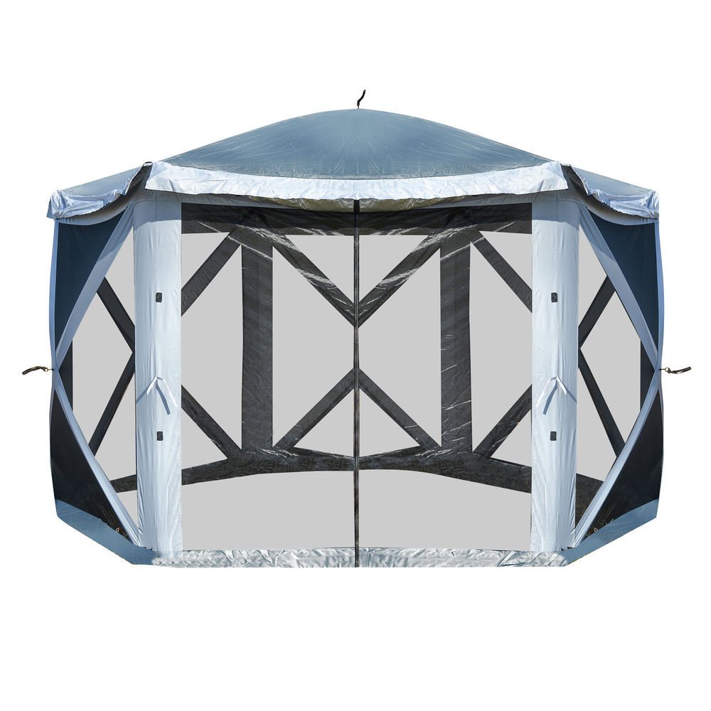 Buffalo Outdoor 11 ft. x 11 ft. Screened Pop Up Shade Tent ( Ships from ...