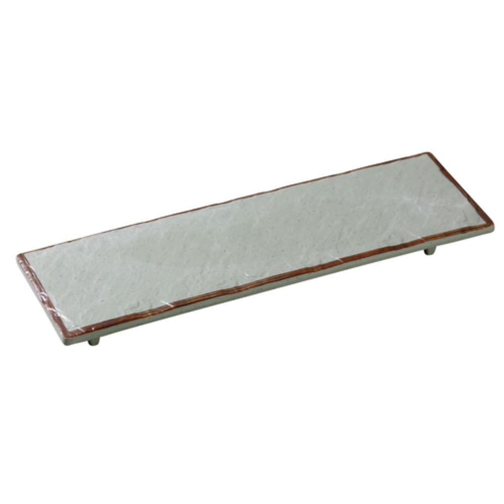 Yanco Yoto Melamine 15 3/4" X 6" X 3/4" RECTANGULAR DISPLAY PLATE WITH ...