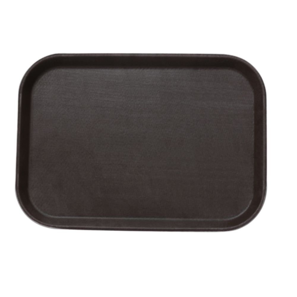 Yanco Serving Trays Plastic 16" X 12" SERVING TRAY FIBER GLASS BROWN ...