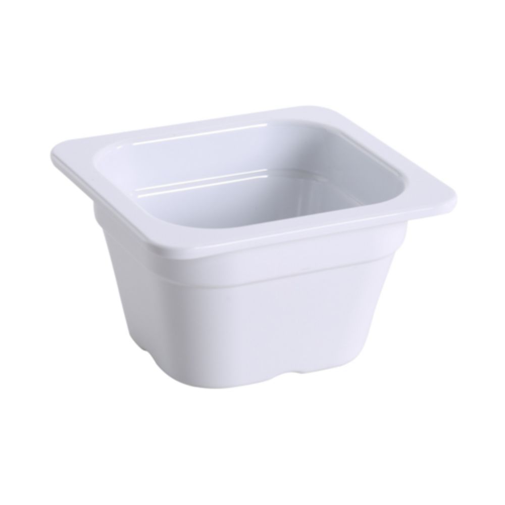 Yanco GN Pan Melamine 6.93" x 6.38" 3.94" / 176 X 162 X 100mm PAN, GN 1 ...