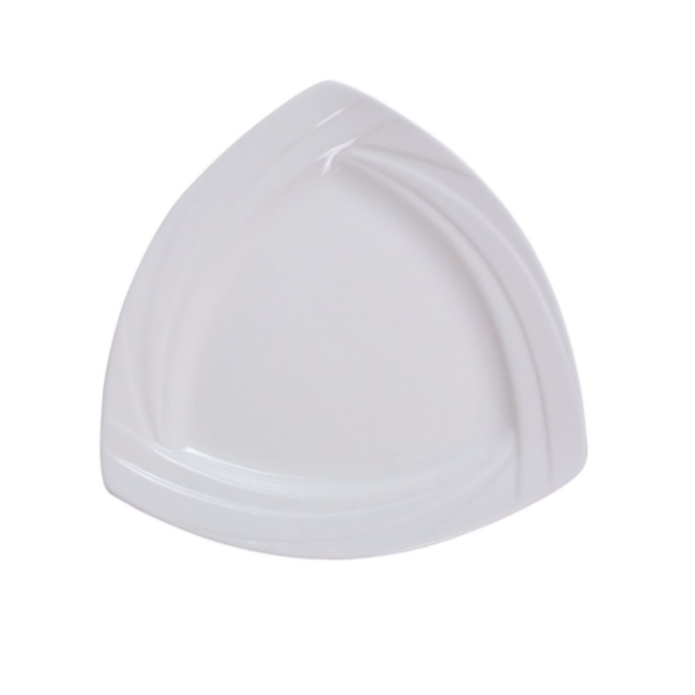 Yanco Miami Chinaware 12" TRIANGLE PLATE - 12 per case