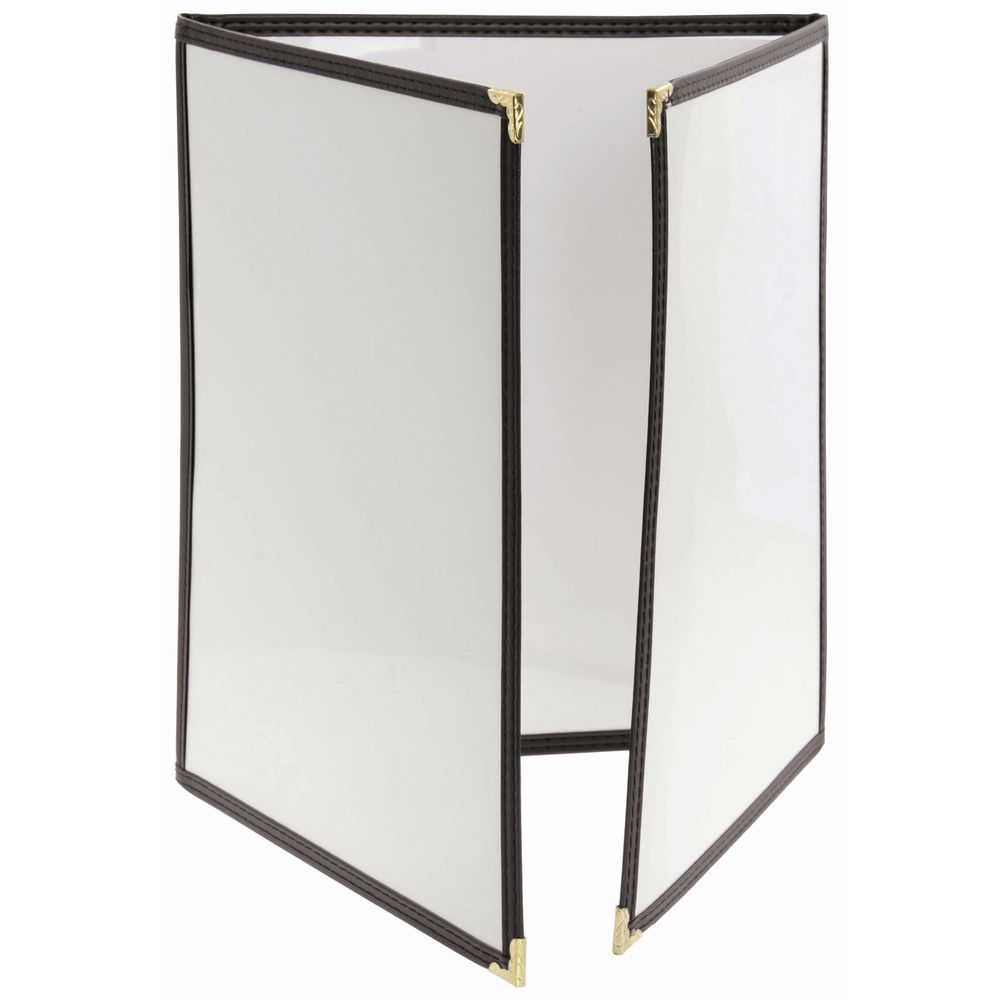 Expressly HUBERT Black Acrylic Framed Menu Holder 8 1 2 L X 11 H